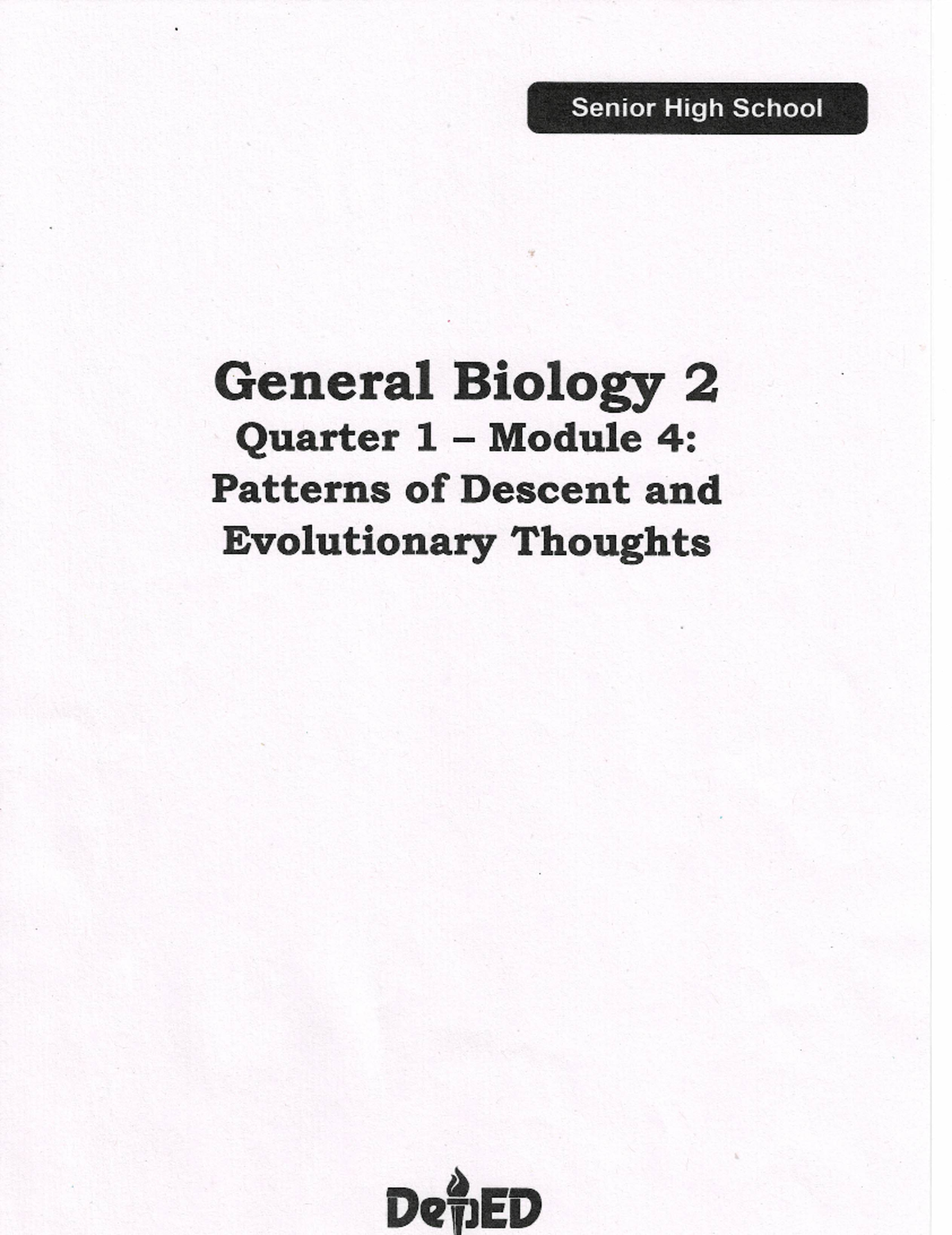 Module 4 Patterns OF Descent AND Evolutionary Thoughts - Civil ...