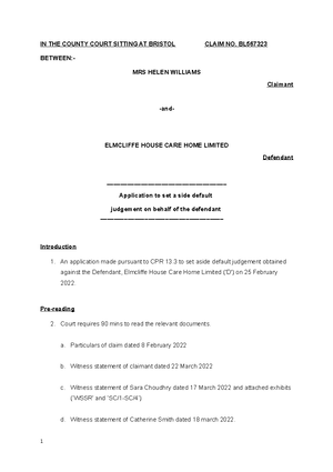 How to Write Skeleton Argument - SKELETON ARGUMENTS: A PRACTITIONERS ...