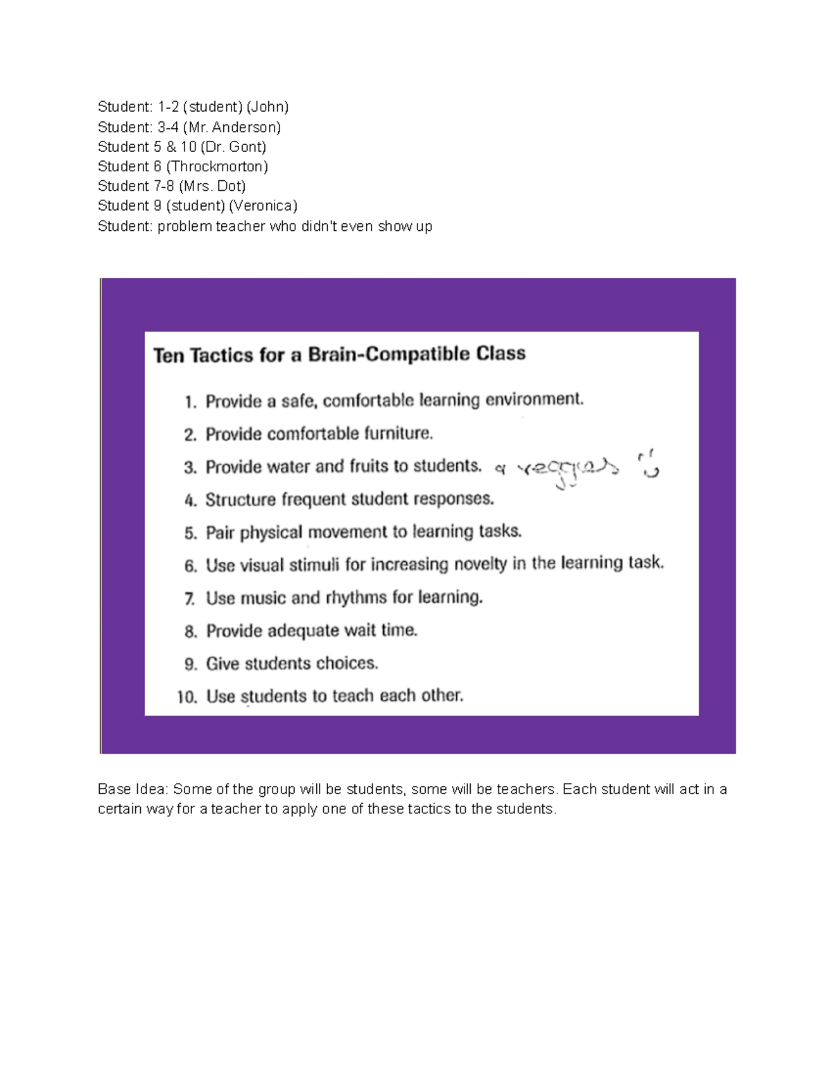 Eswsn Skit Script - Student: 1-2 (student) (John) Student: 3-4 (Mr ...