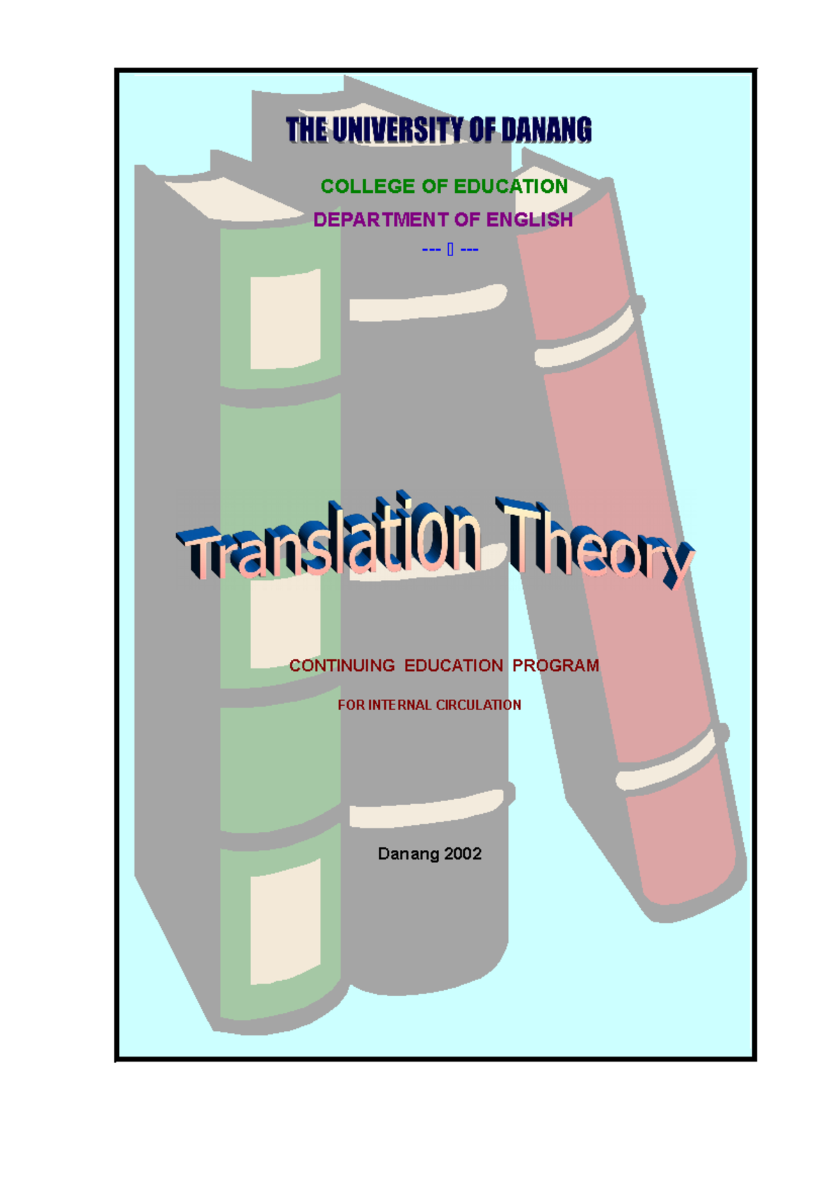 College OF Education Department OF Engli - COLLEGE OF EDUCATION ...