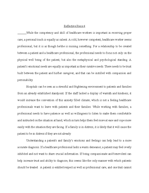 NEW Grading rubric for Reflections - Grading rubric: Reflections ...