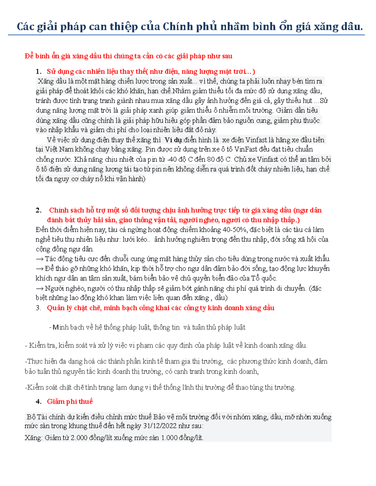 Giải pháp - ghjn - Các gi ải pháp can thi ệp c ủa Chính ph ủ nhằằm bình ...