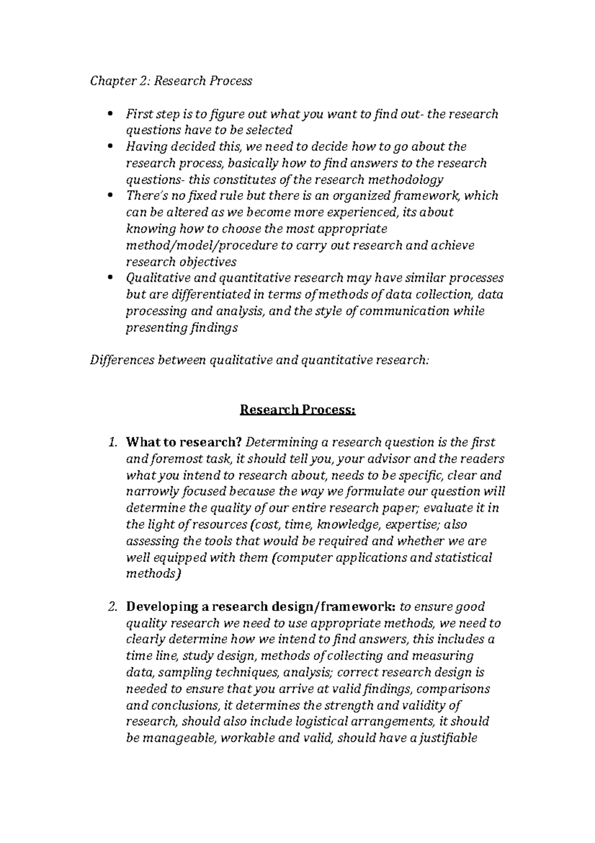 RM Chapter 2, 5 - About research methodology - Chapter 2: Research ...