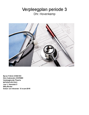 Module 2 - Cijfer: 8 - Evidence-based praktijkintegratie anamnese en ...