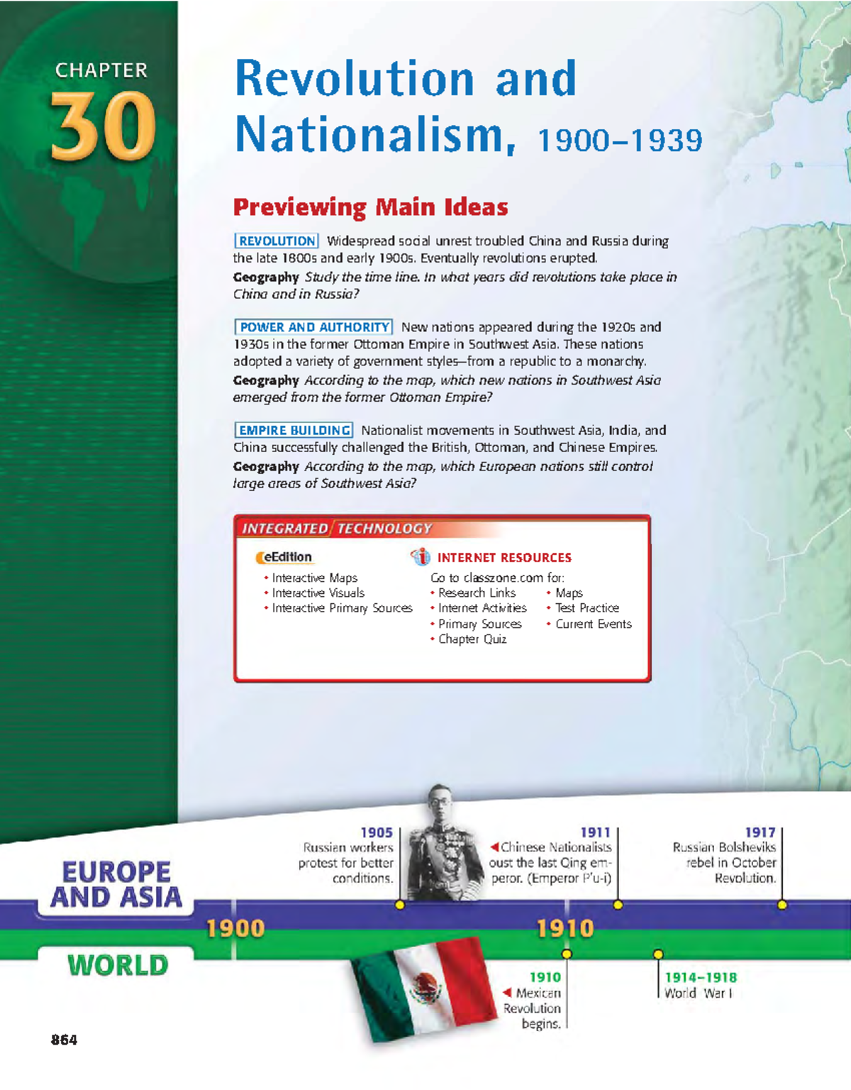 Chapter 30 Revolution and Nationalism - 864 Revolution and Nationalism ...