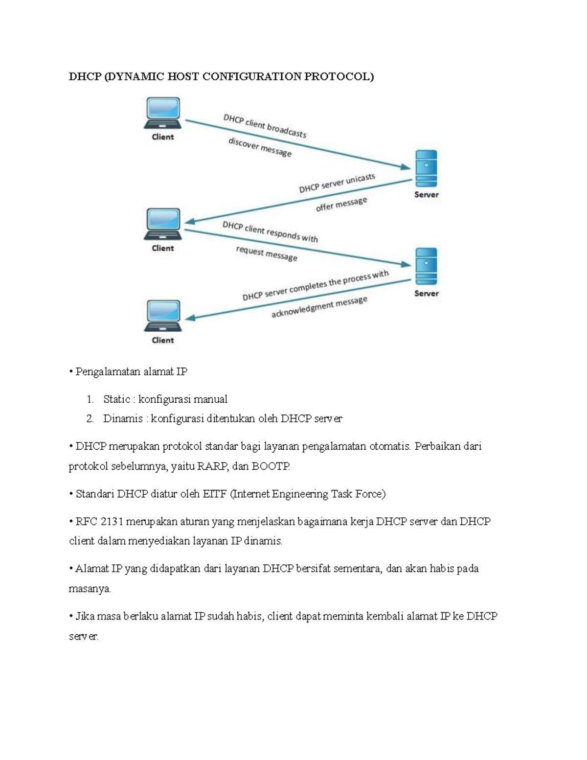 Dhcp Tentang Dhcp Pada Jaringan Komputer Dhcp Dynamic Host