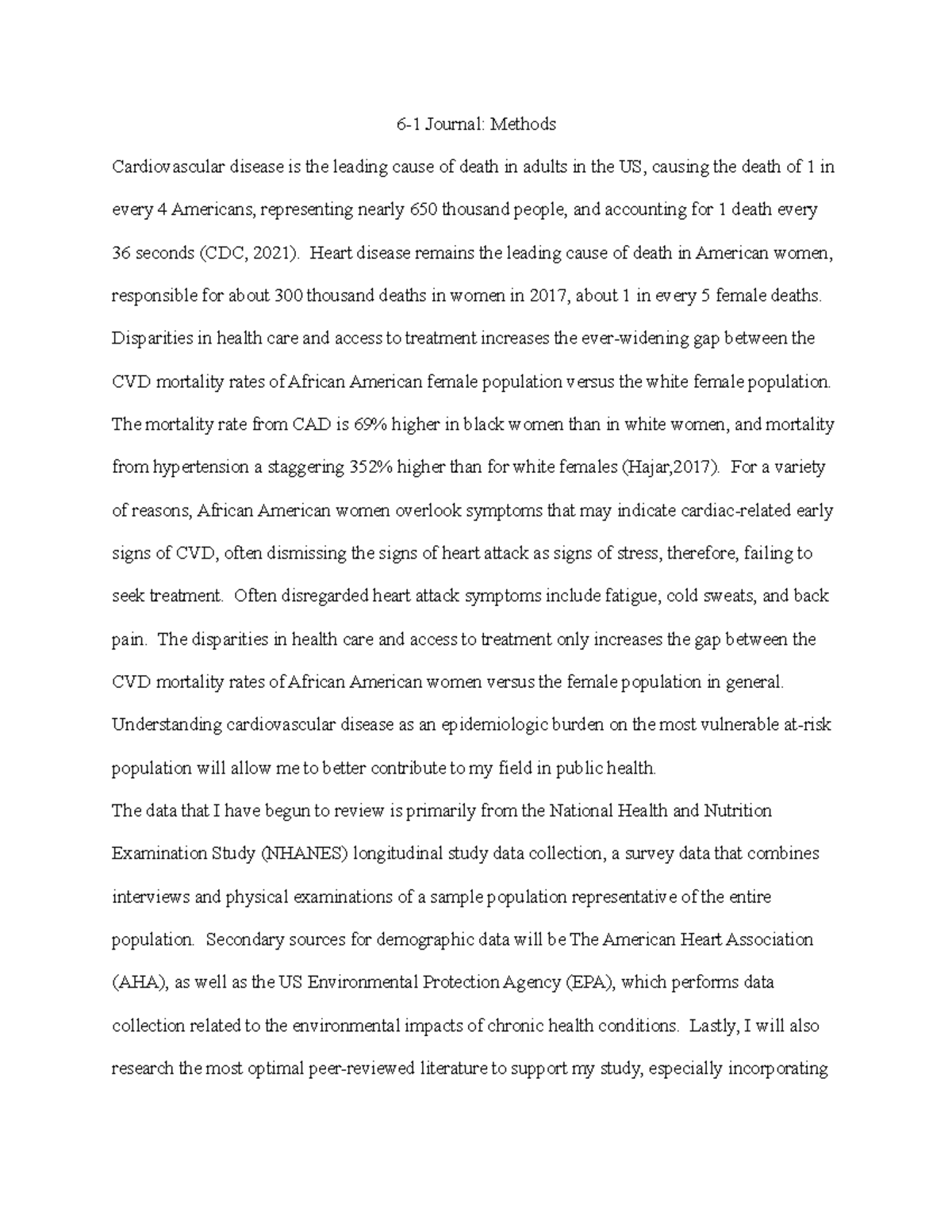 6-1 Journal Methods in Research Data - Journal: Methods Cardiovascular ...