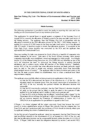 Notice in terms of rule 35 - Form 12 NOTICE IN TERMS OF RULE 35 (5) IN ...