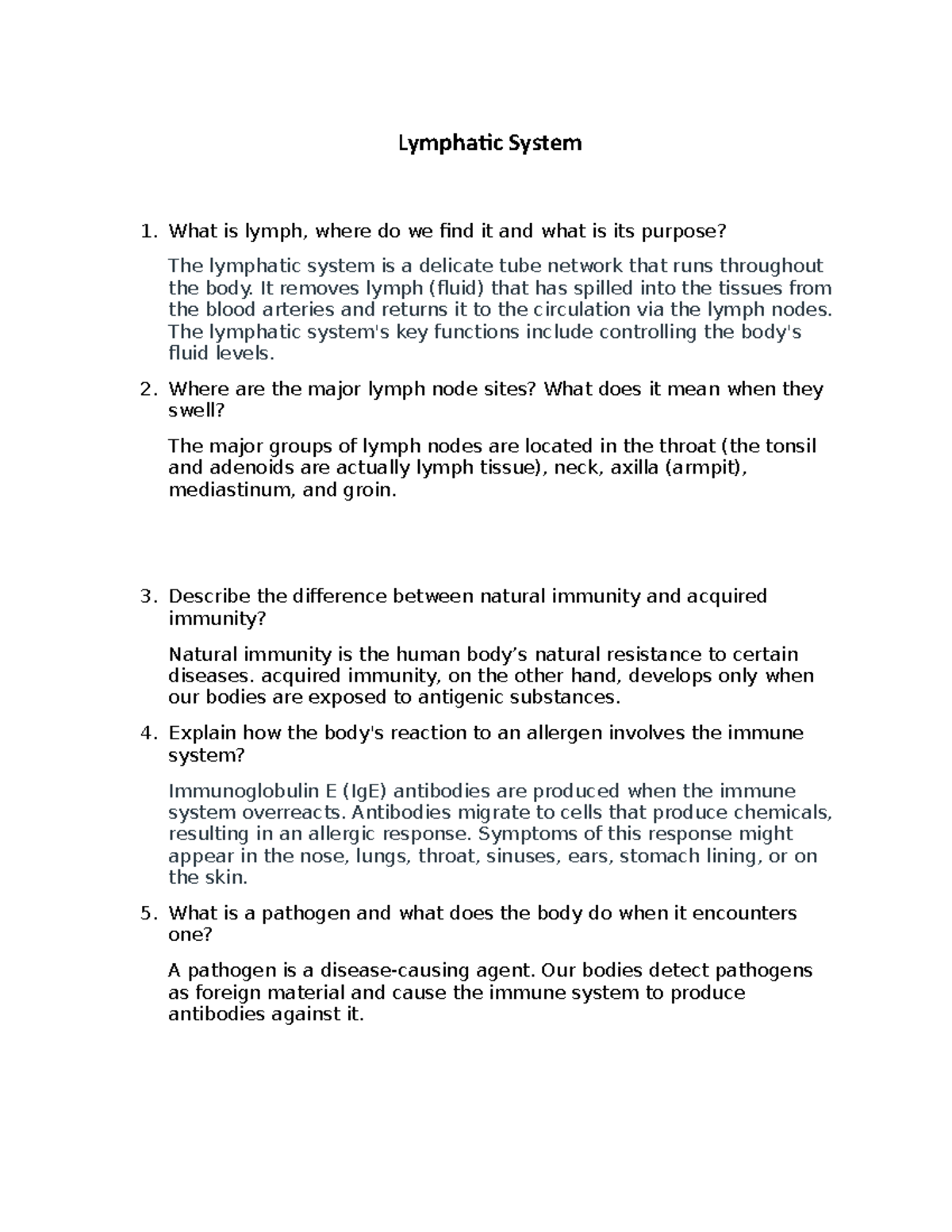 What is lymph - Lymphatic System What is lymph, where do we find it and ...