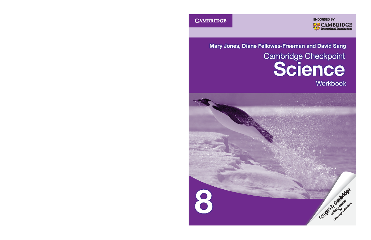 Cambridge science - 8 Mary Jones, Diane Fellowes-Freeman and David Sang ...