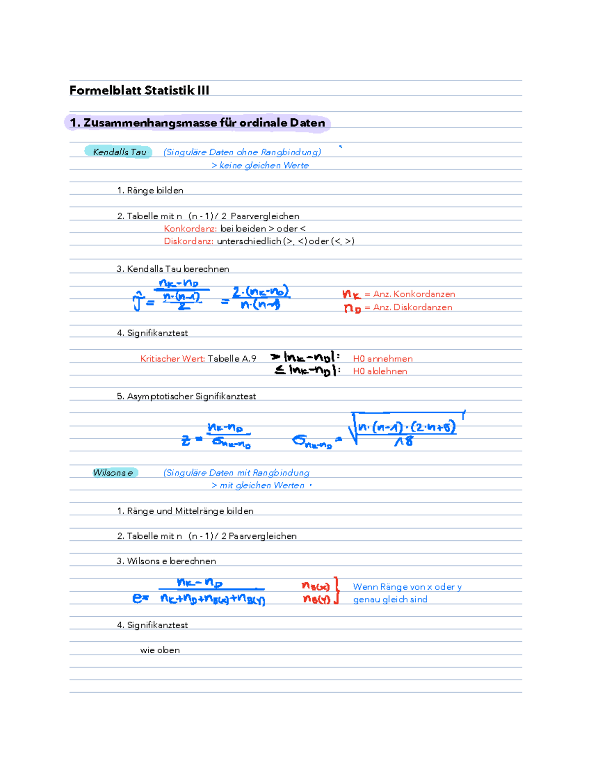 Formelblatt Statistik III genau - Formelblatt Statistik III 1 ...