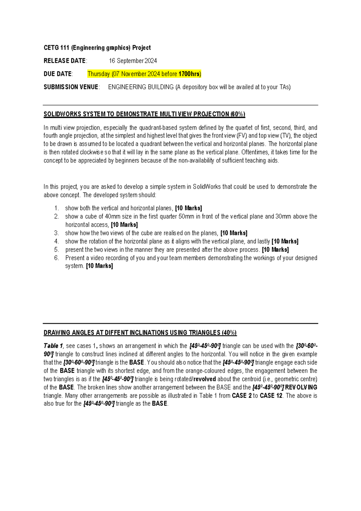 2024-2025 CETG 111 Project (SW Rabatment-n- Triangles) PROJECT - CETG ...