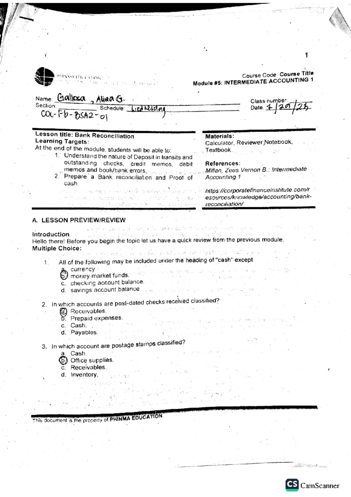 ACC106 SAS 5 modules - Accounting and Finance - Studocu