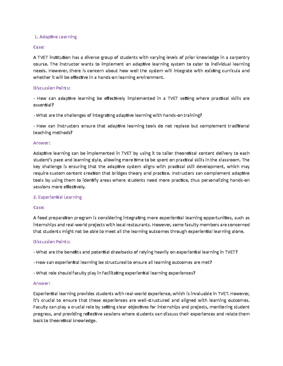 Facilitators guide for Innovative Pedagogy Activities - Adaptive ...