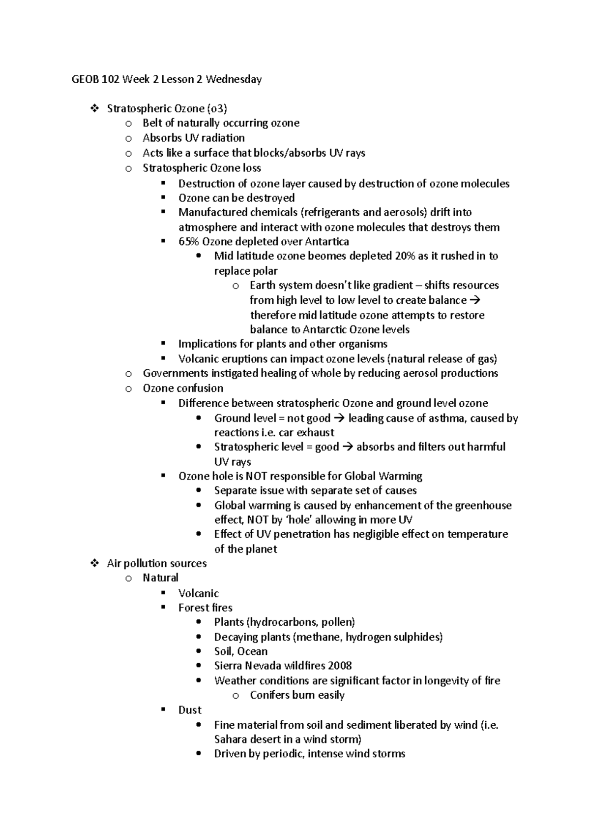 GEOB 102 Week 2 Lesson 2 Wednesday - GEOB 102 Week 2 Lesson 2 Wednesday ...