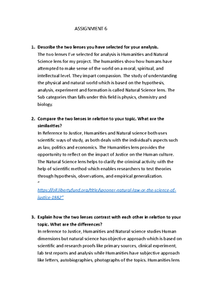 1-3 Liberal ARTS - Module 2 - Perspective of Liberal Arts Anyone who ...