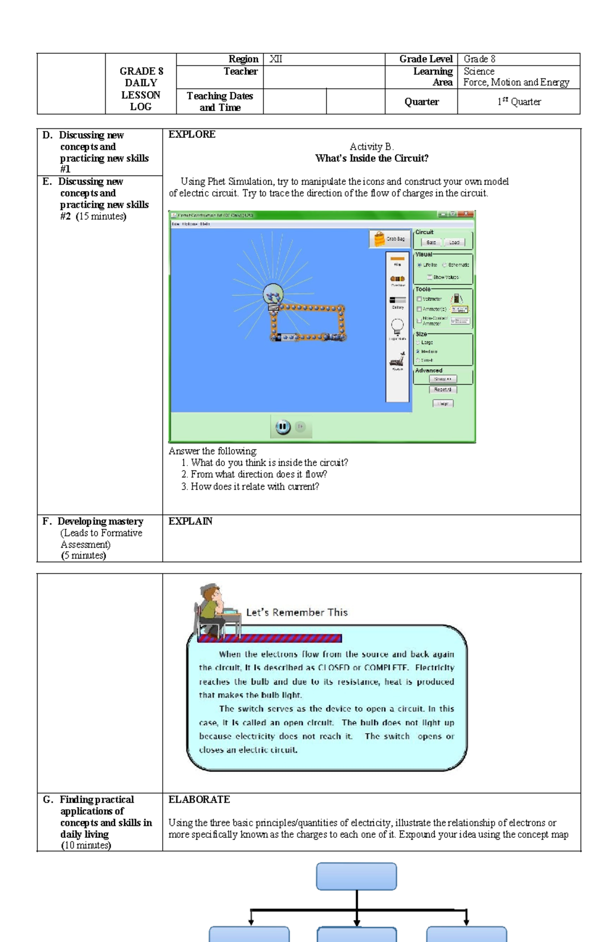 5 - Lesson Plan - GRADE 8 DAILY LESSON LOG Region XII Grade Level Grade ...