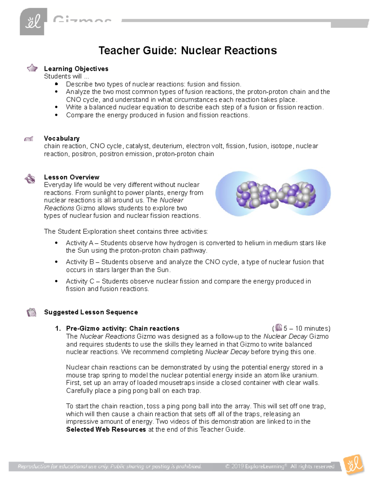 Nuclear Reactions TG - ……. - Teacher Guide: Nuclear Reactions Learning ...