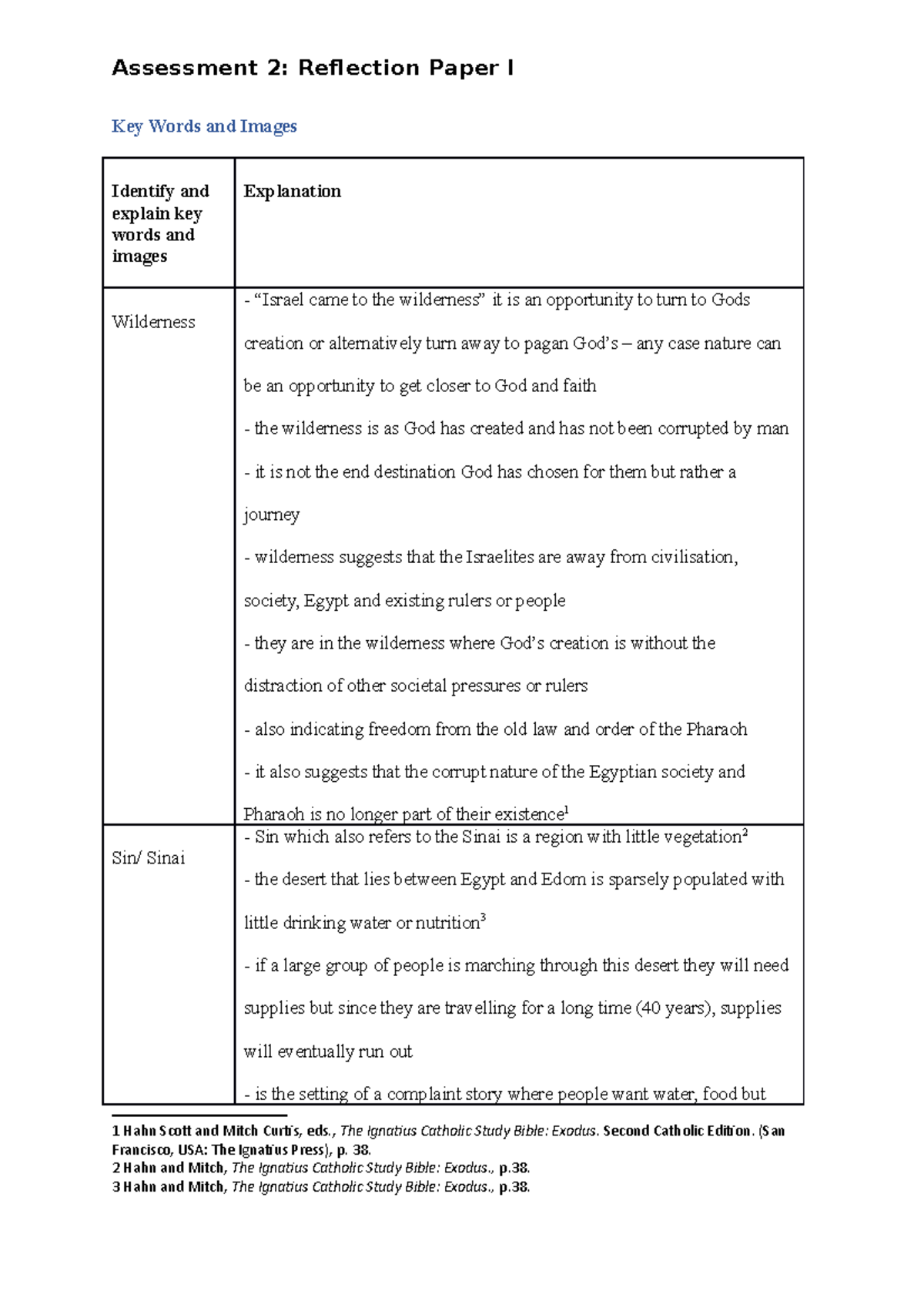 Assessment 2 - Reflection Paper I - Assessment 2: Reflection Paper I ...