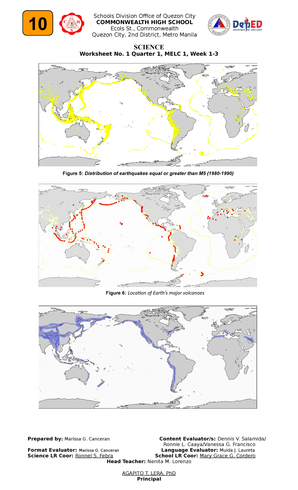 LAS G10 Activity-2-LETS-MARK- Boundaries-MAP - SCIENCE Worksheet No. 1 ...