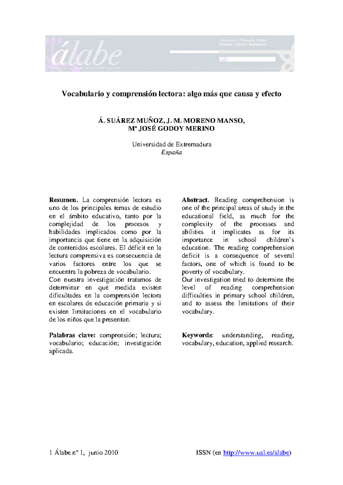 Dialnet-Vocabulario YComprension Lectora-4035286 - Vocabulario y ...