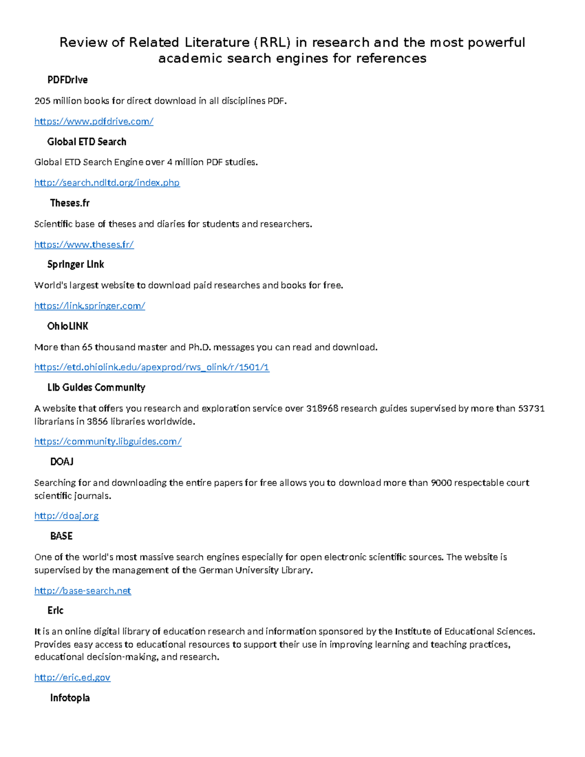 508710848 RRL Academic Search Engines - Review of Related Literature ...