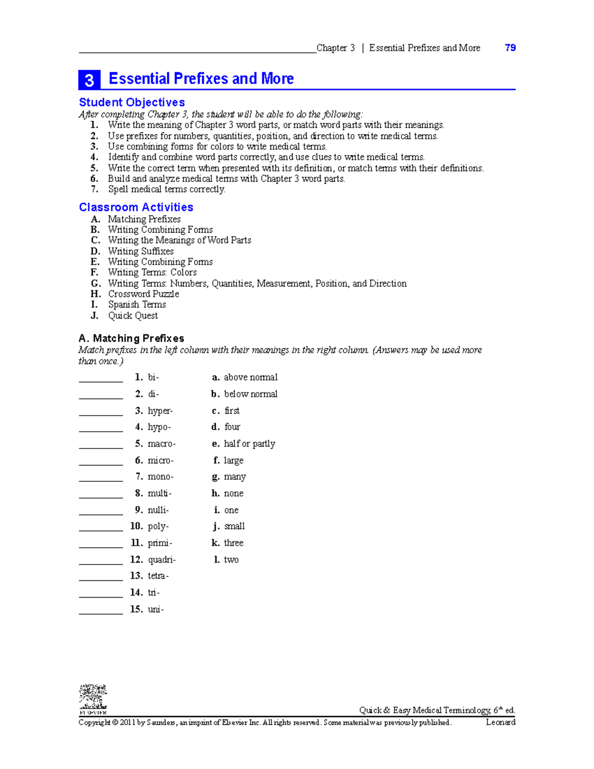 Chapter 3 activities - see attached document - - Studocu