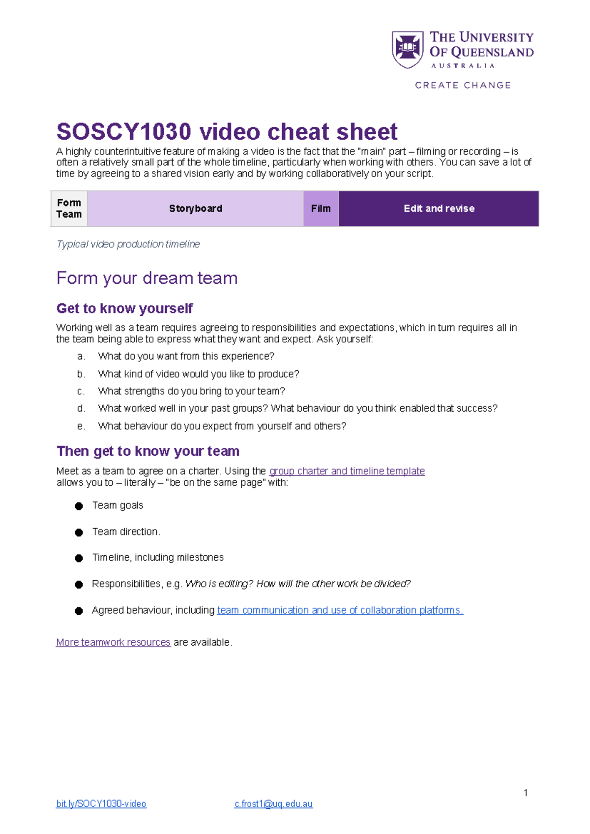 SOCY1030 video cheat sheet - You can save a lot of time by agreeing to ...