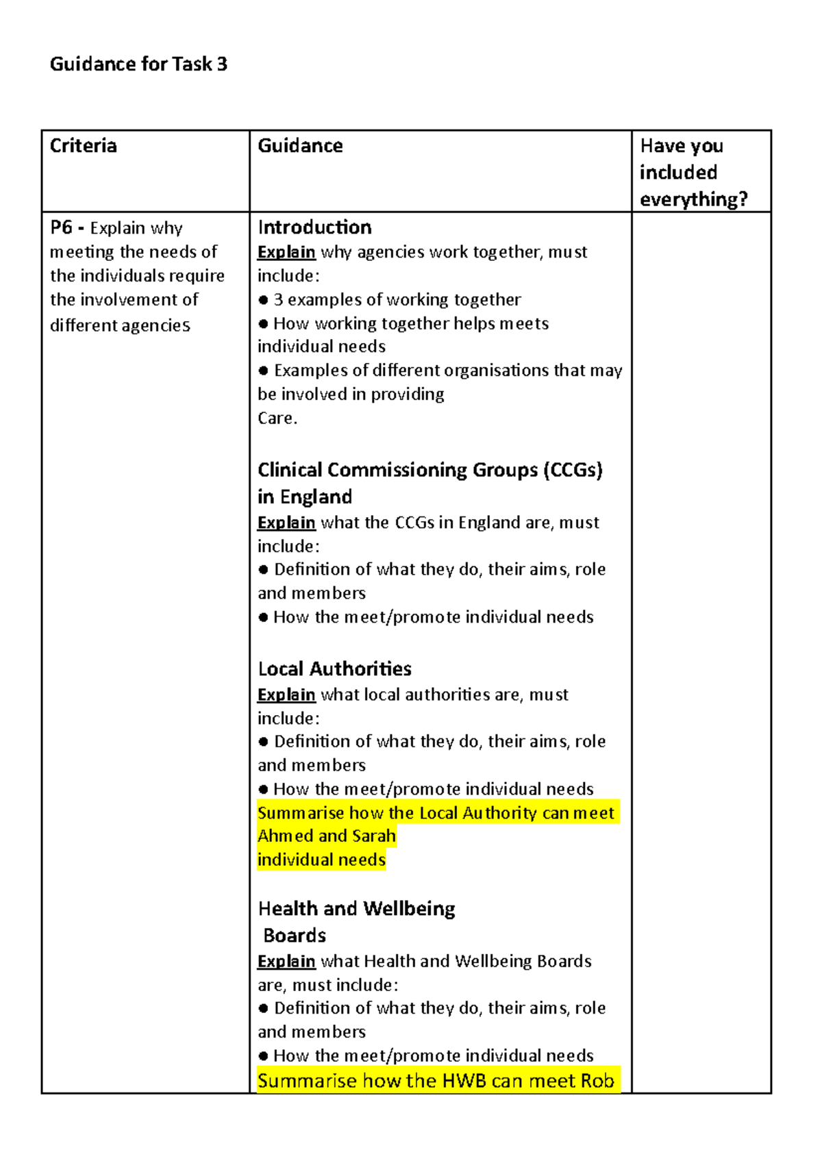 Guidance for Task 3 (D) (1) - Guidance for Task 3 Criteria Guidance ...