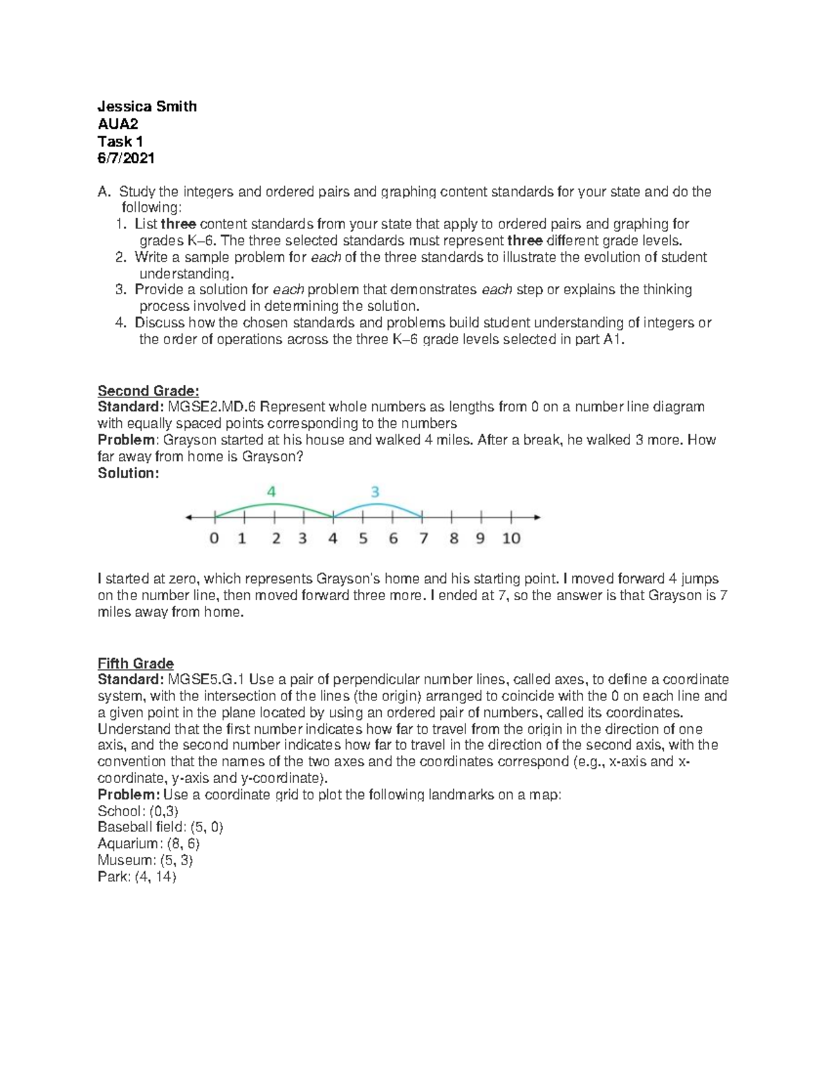 AUA2 Ratios and Proportions Task 1 - AUA2 - WGU - StuDocu