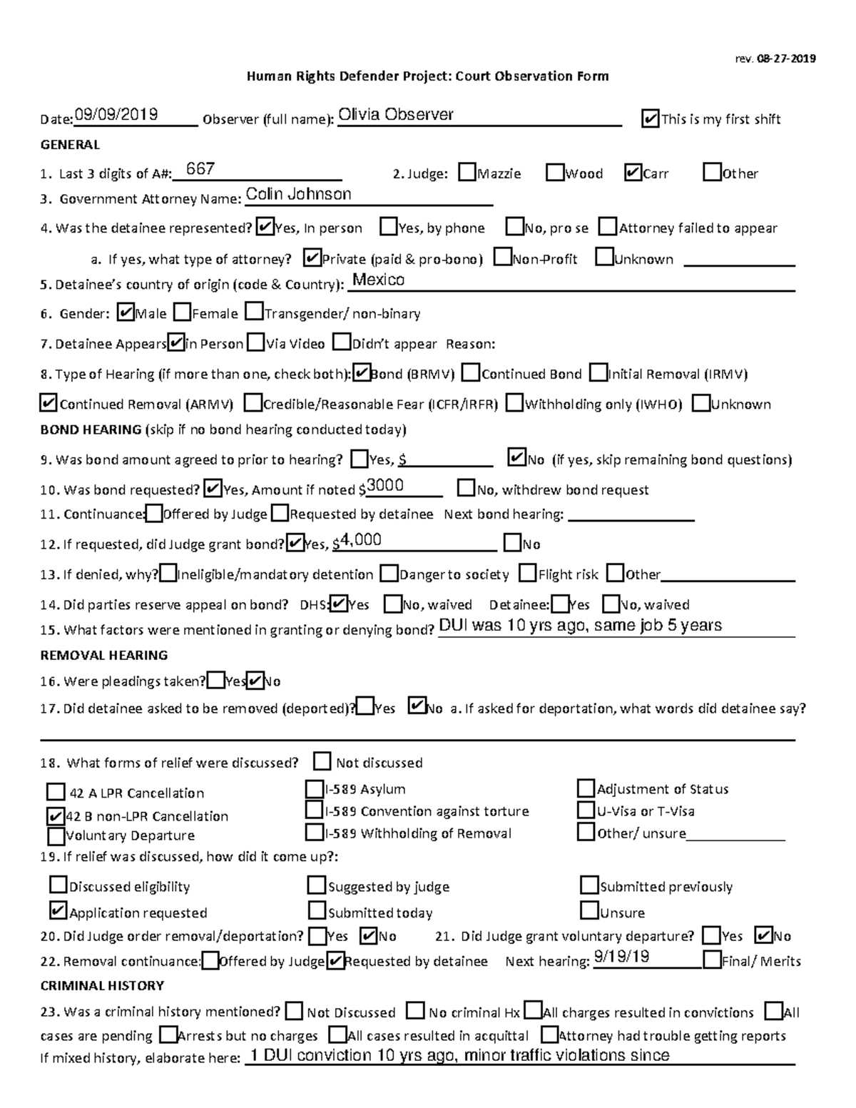 Sample observation form - rev. 08-27- Human Rights Defender Project ...