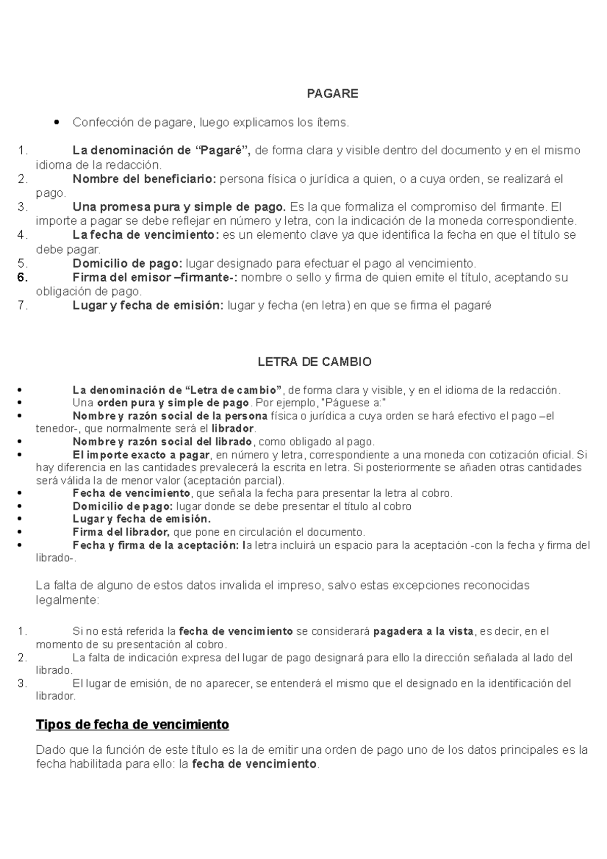 Pagare Y Letra - PAGARE Confección de pagare, luego explicamos los ...