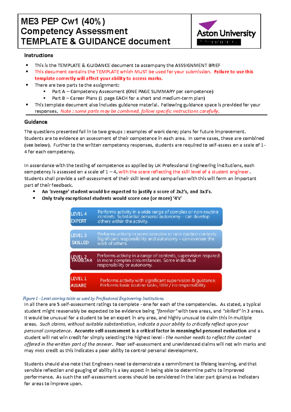2023-24 ME3PEP Cw1 (40%) Template and Guidance d2 - ME3 PEP Cw1 (40% ...