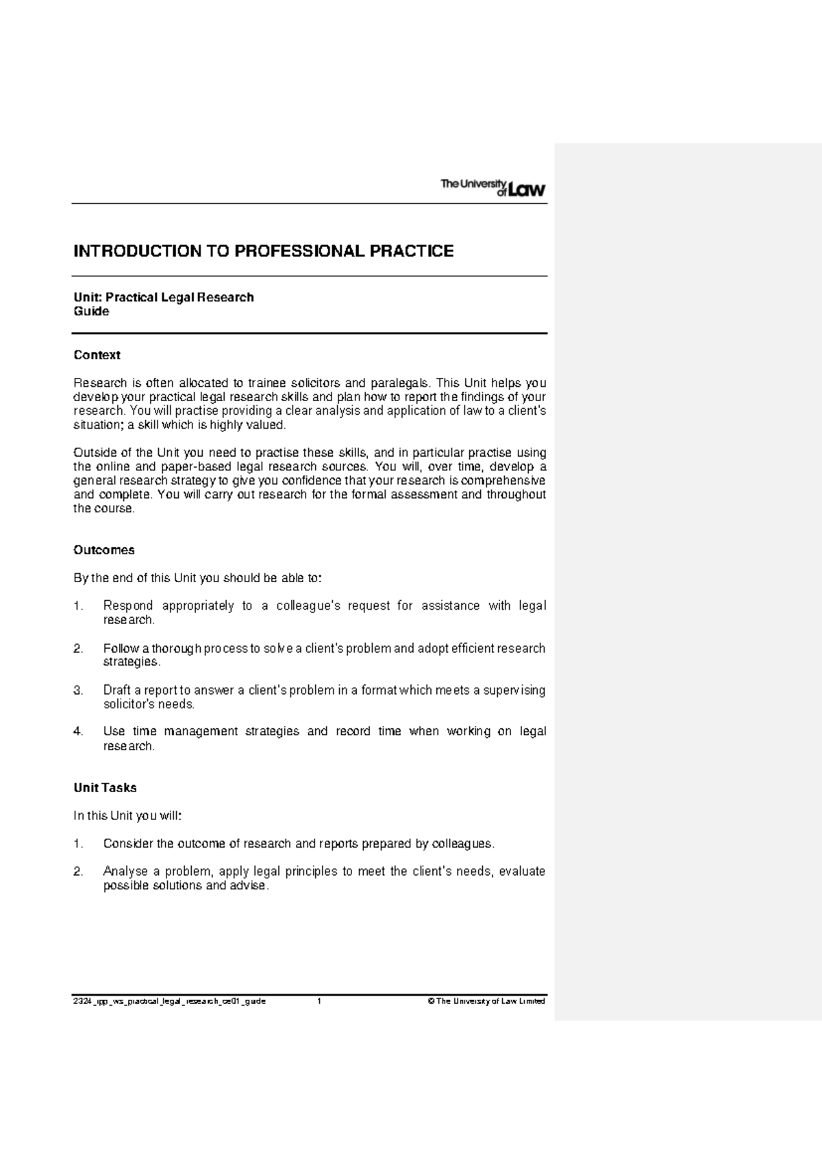 2324 ipp ws practical legal research ce01 guide - 2324_ipp_ws_practical ...
