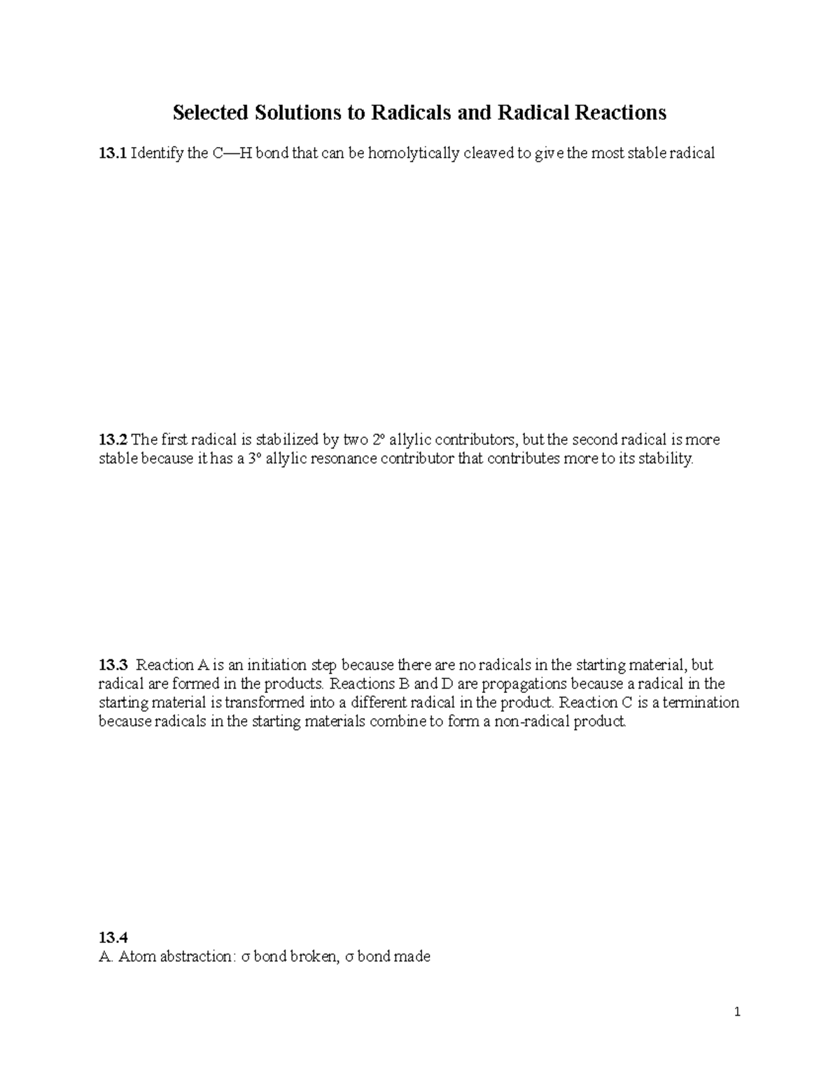 Radicals Problems Key - key - Selected Solutions to Radicals and ...