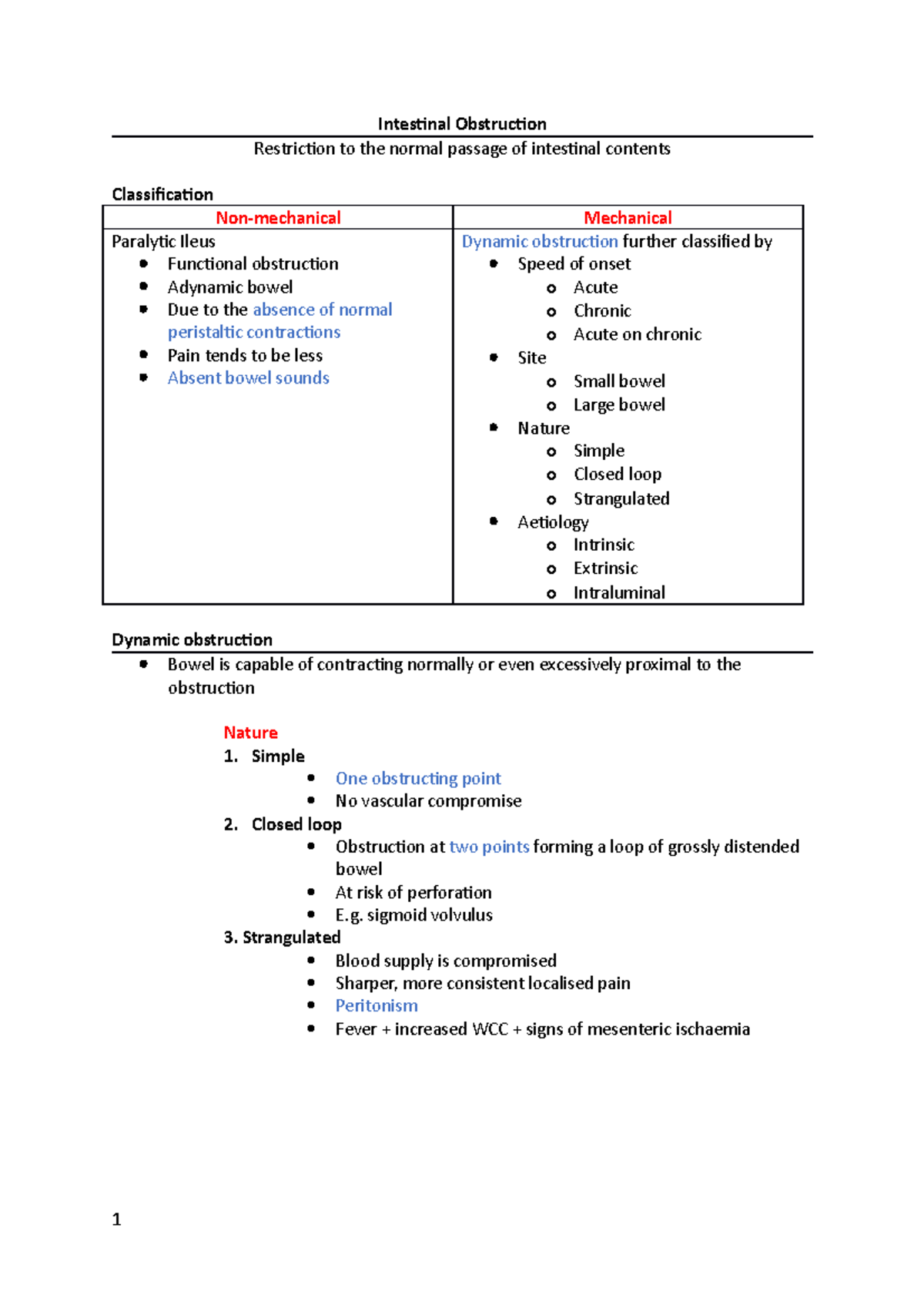 Clinical Core Tutorials - Intestinal Obstruction - Intestinal ...