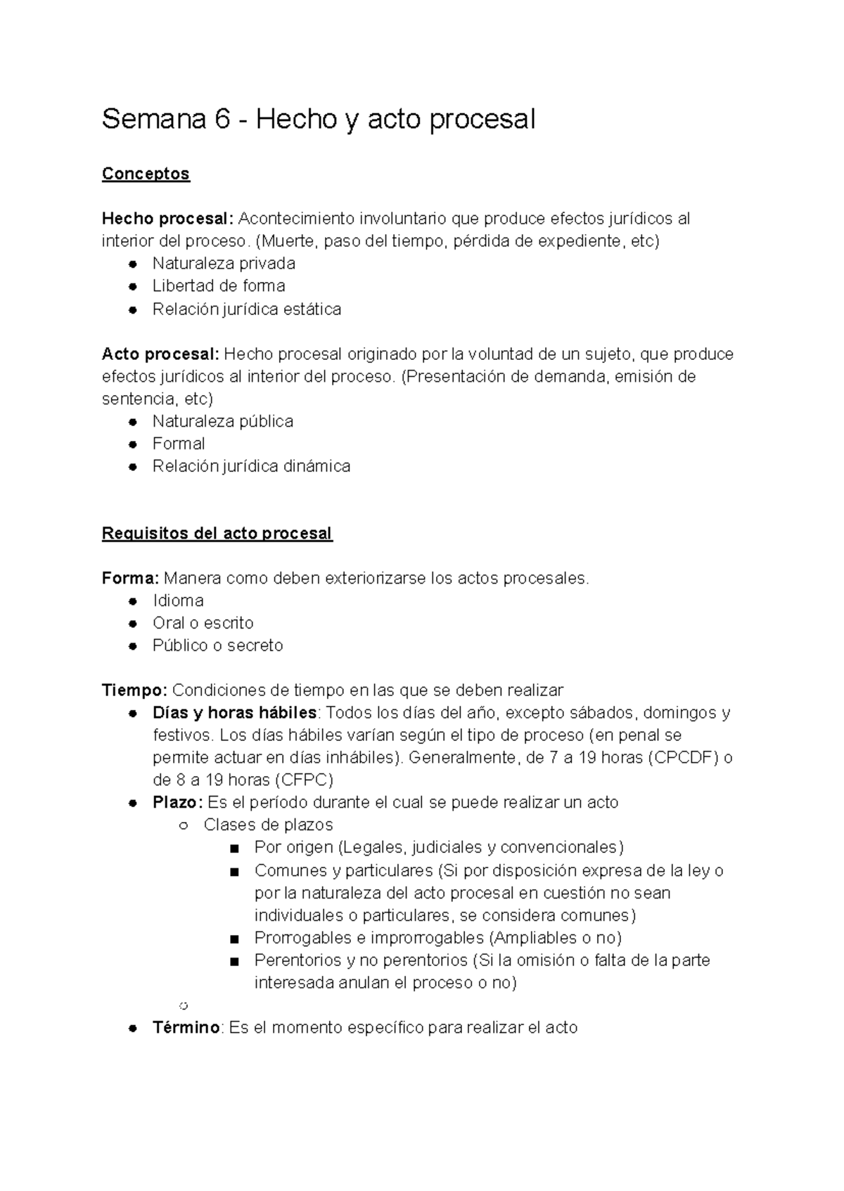 Semana 6 a 8 - Introducción al Derecho Procesal (Principios procesales ...