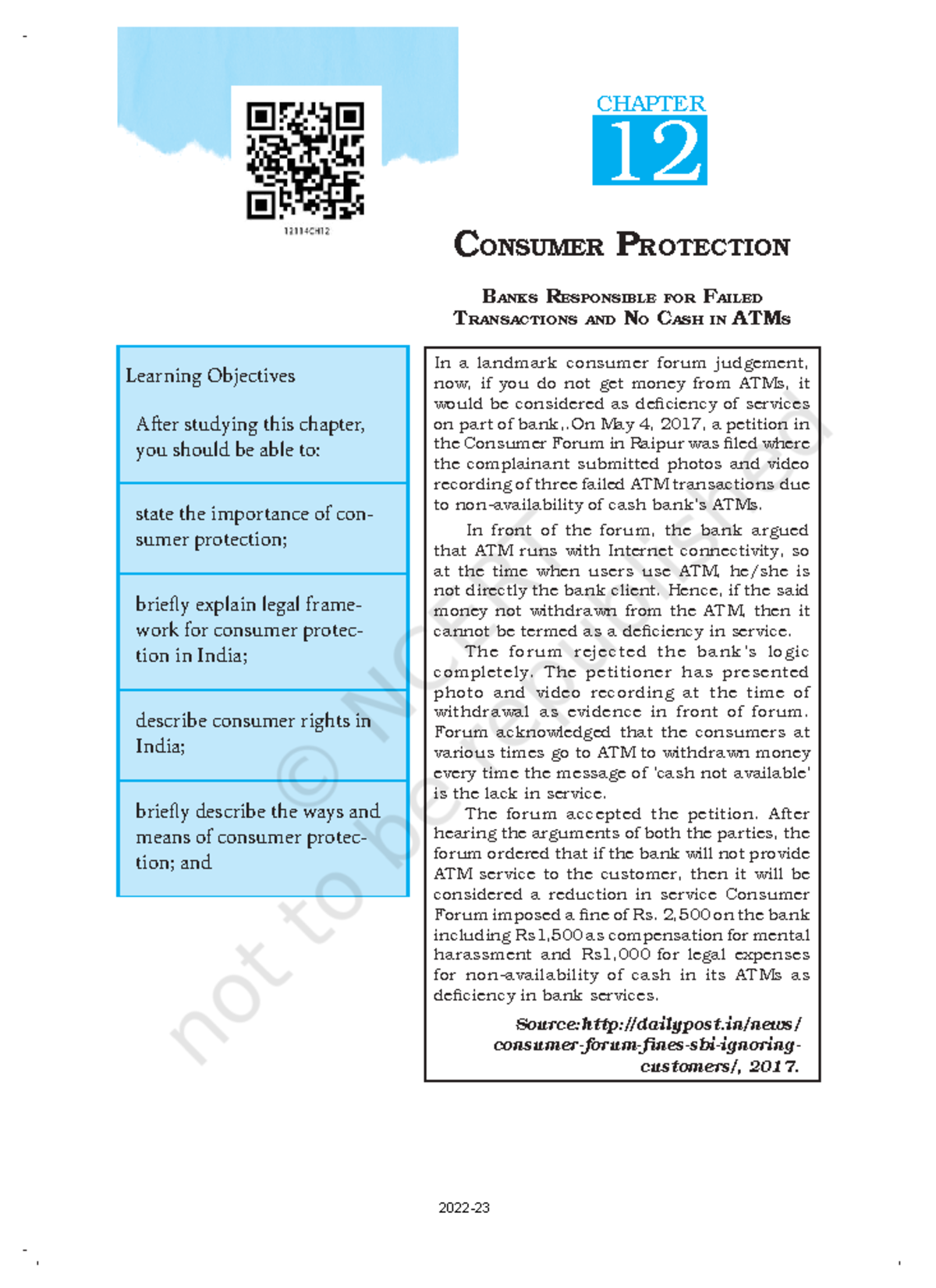 Consumer Protection - chapter 12 Learning Objectives A er studying this ...