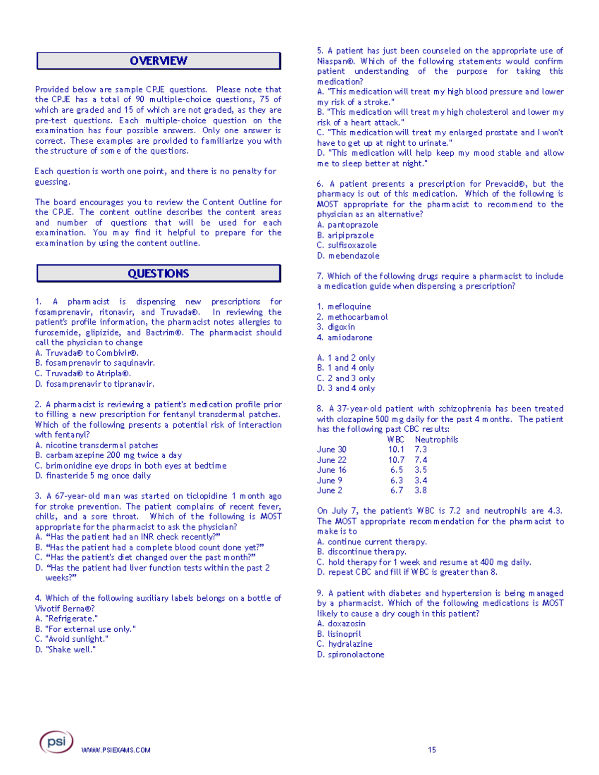 472727104-sample-cpje-2019-bulletin - WWW .PSIEXAMS 15 OVERVIEW ...