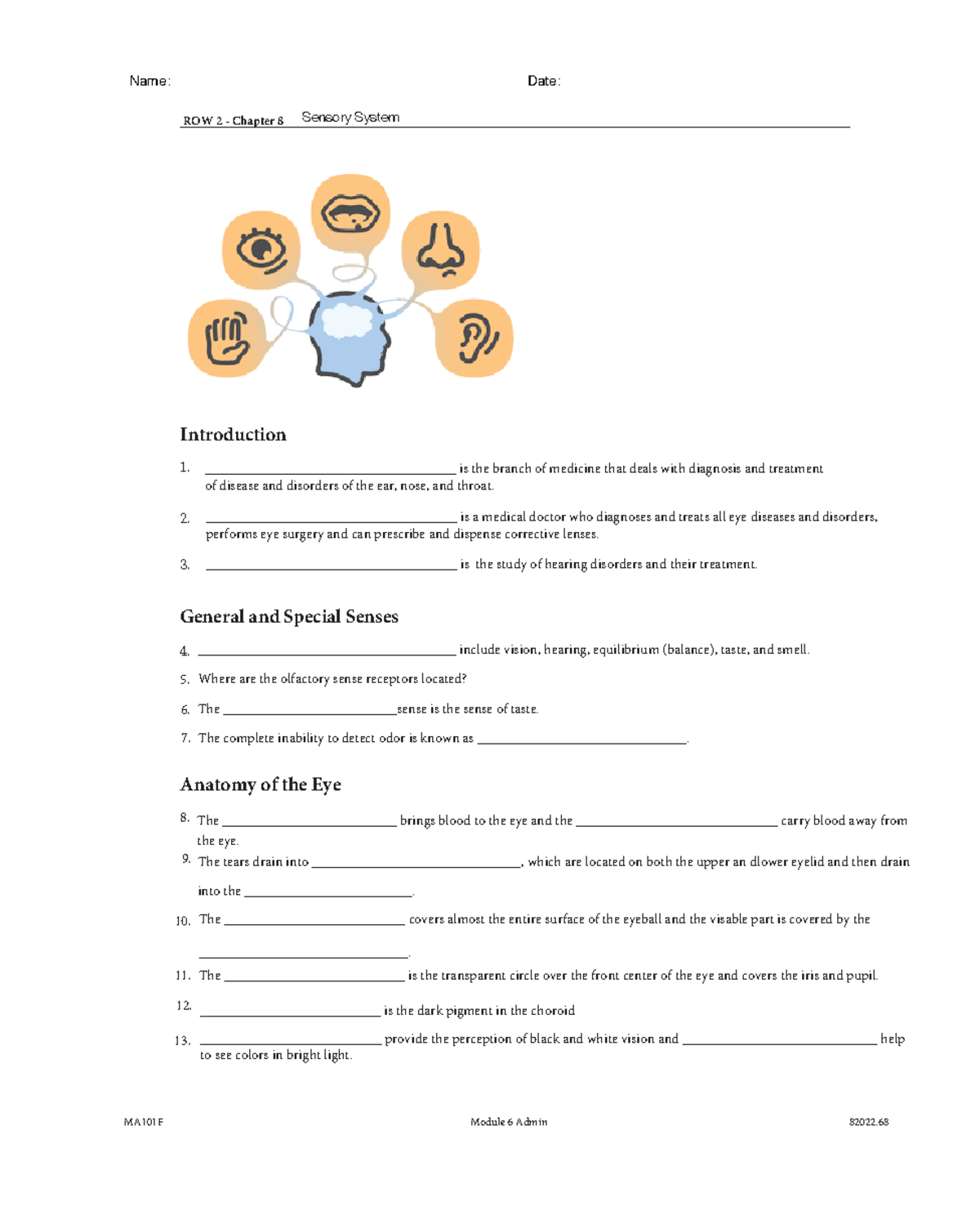 MA101F ROW 2 Chapter 8 - Completed assignment - ROW 2 - Chapter 8 ...