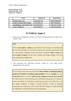 Tutorial-Topic-3-(Risk Management)-(Group-1) - Lecture Section: TC1L Tutorial Section: TT1L ...