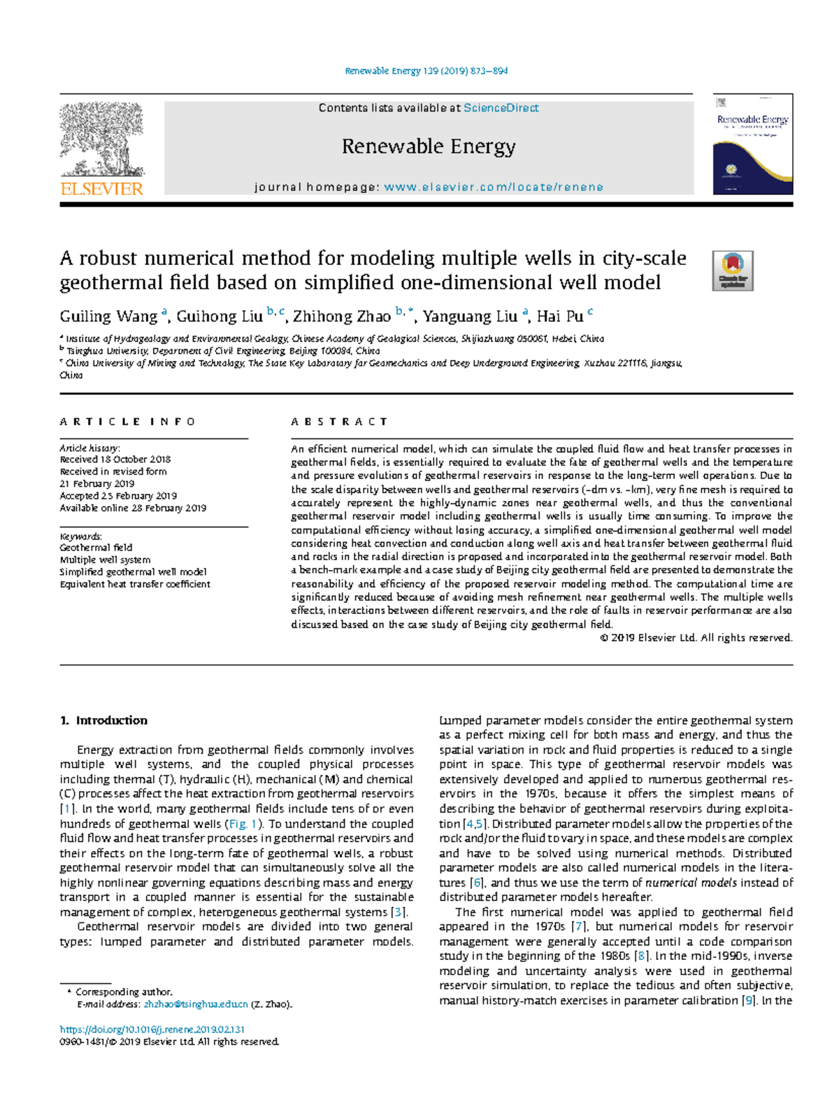 Geothermal Utilization A Robust Numerical Method For Modeling