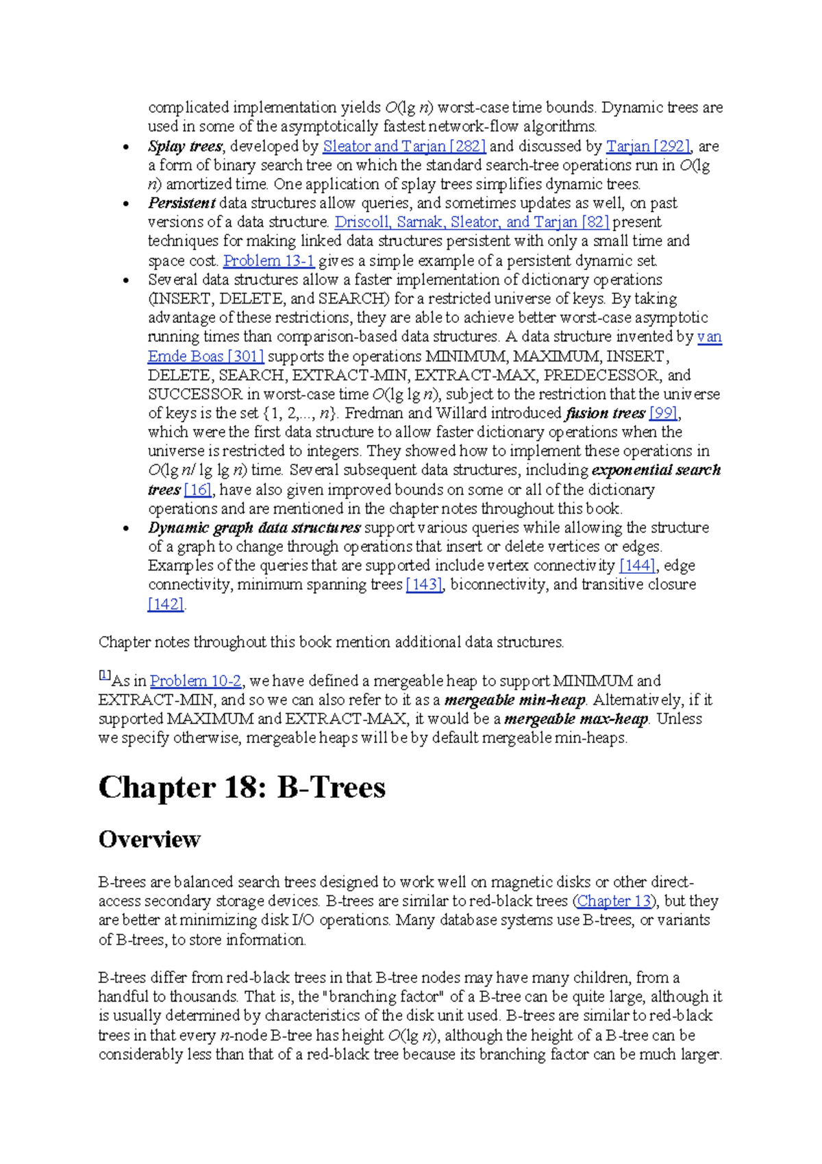 Algorithm Part 6 Advanced Data Structures Chapter 18 Complicated Implementation Yields Olg 4674