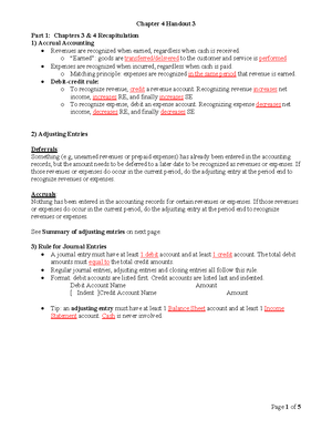 Chapter 3 Handout - HANDOUT 3 – 1 TRANSACTION ANALYSIS Tabor Hill ...