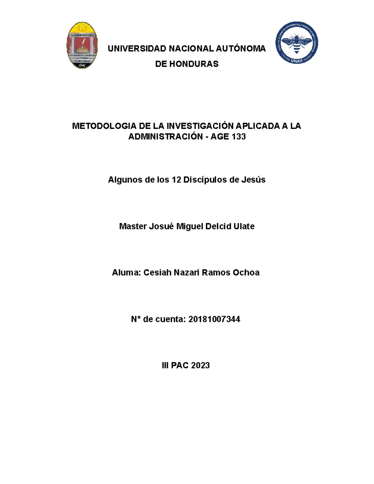 Apa 7 documento con indicaciones apa 7 - UNIVERSIDAD NACIONAL AUTÓNOMA ...