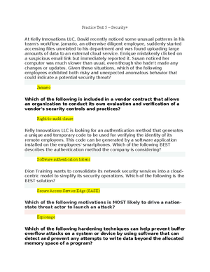 Security+ Definitions - Adequate Security - Security commensurate with ...
