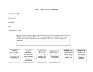 QHT1 Task 4 Studocu - Taks 4 Passed - QHT1 - TASK 4 – Four Barriers to ...