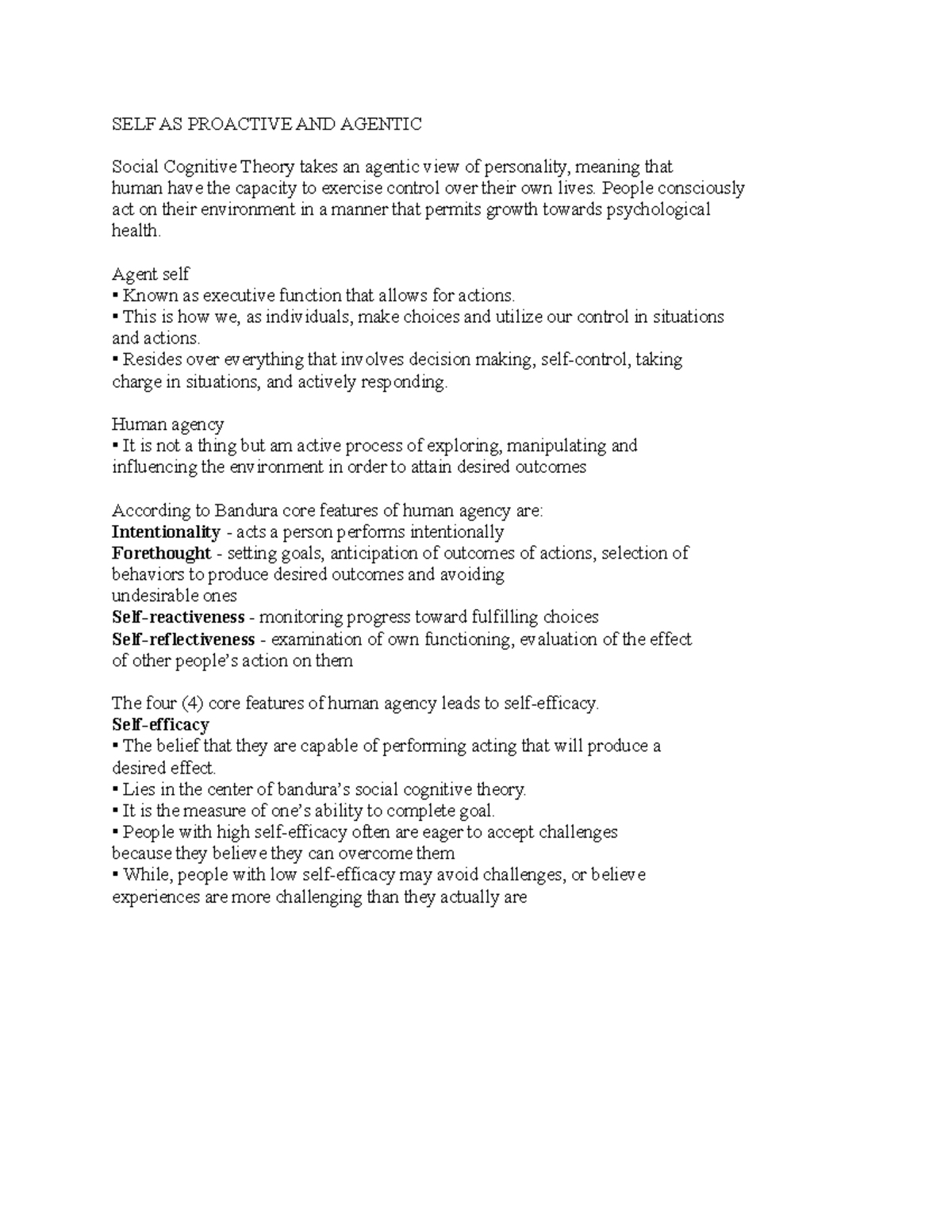 SELF AS Proactive AND Agentic - SELF AS PROACTIVE AND AGENTIC Social ...