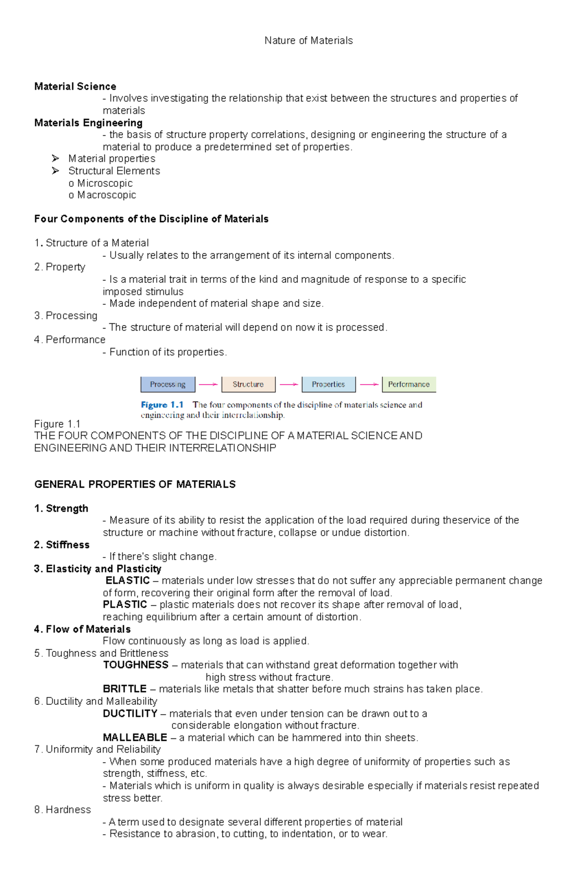 Nature of Materials - Nature of Materials Material Science - Involves ...