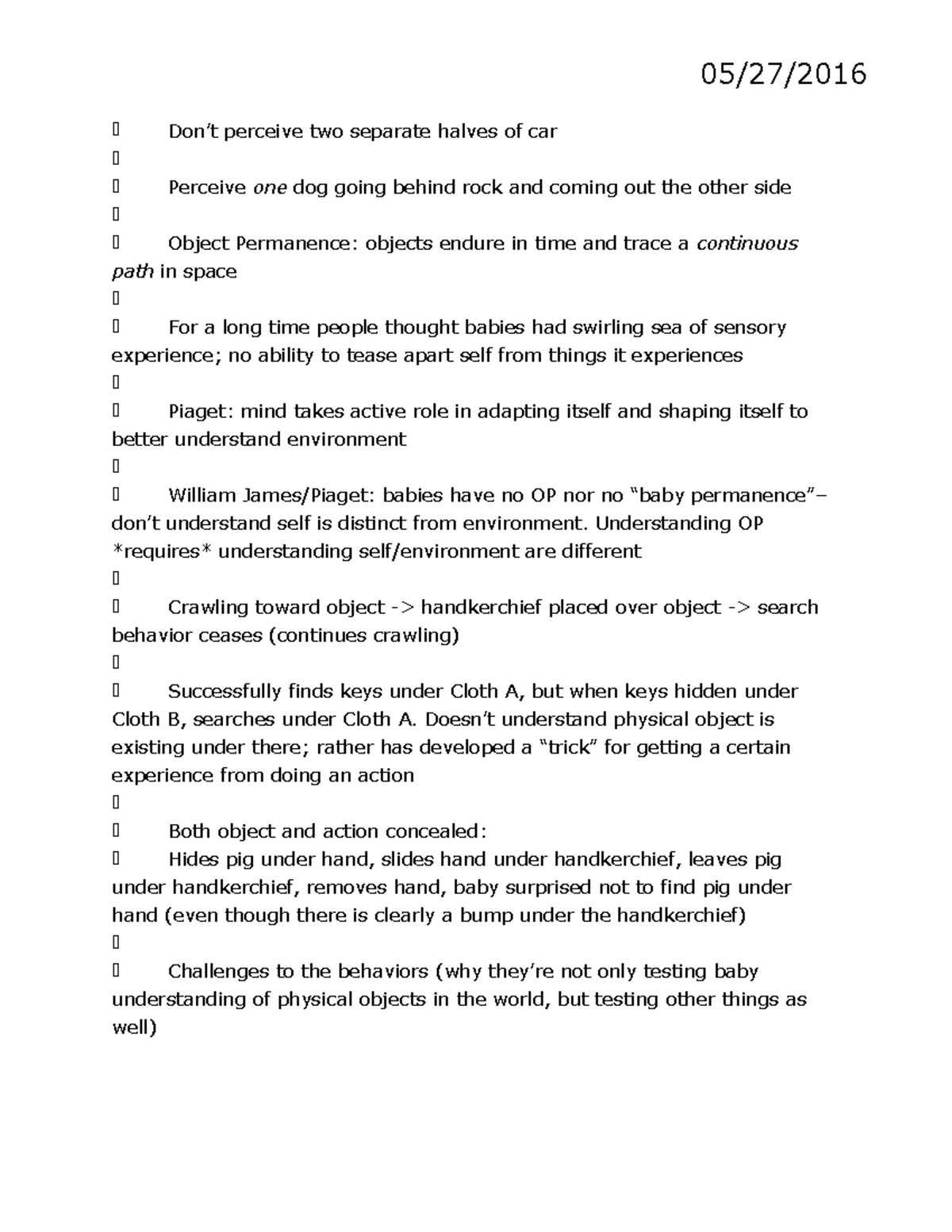 Lecture Notes, Full Set of Course Lecture Notes for Yale College ...